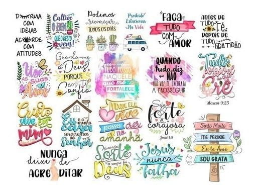 Kit Arquivos Digitais Lettering Frases Motivacionais Png • Luppa Kit Arquivos Digitais Lettering Frases Motivacionais Png • Luppa